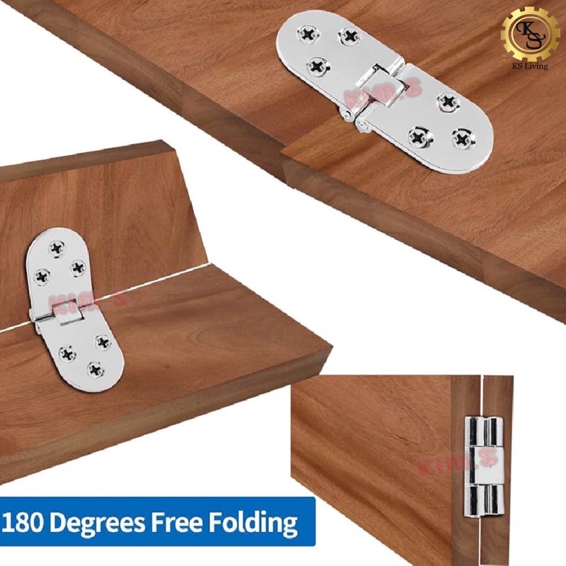 Kim.S Folding Table Drop Flip Hinge Flap Furniture Invisible Zinc Alloy ...