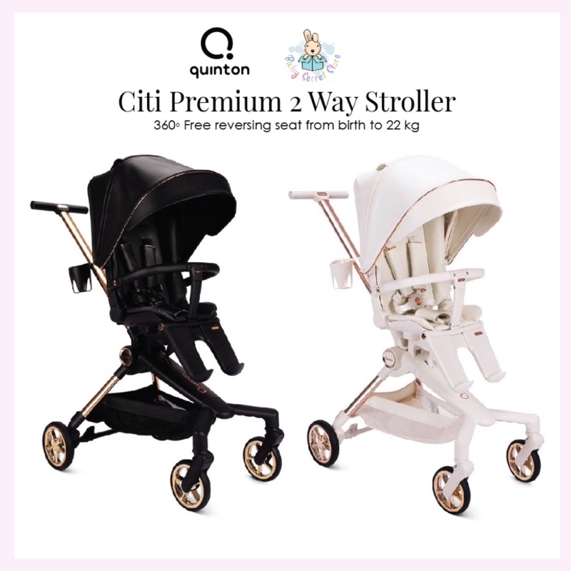 (FREE SHIPPING)Quinton Citi Premium 2 Way Stroller 360 Free reversing ...