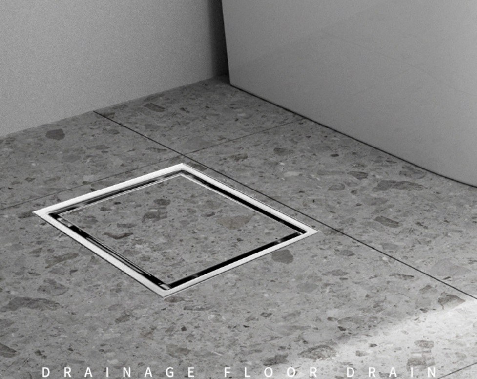 15x15CM 6 Inches SUS304 Insert Floor Trap Tiles Floor Trap Anti Rest ...
