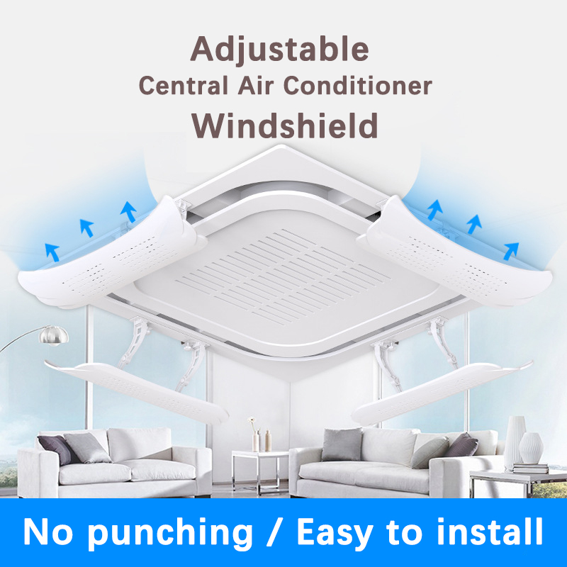 Cassette Aircon Wind Guide Fan Central Aircond Wind Guide Fan 360° Fast ...