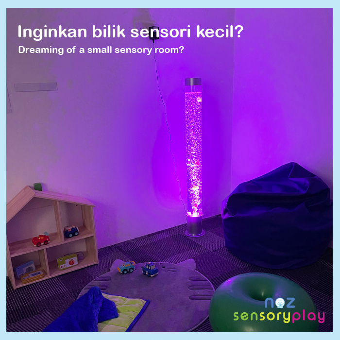 Sensory Bubble Tube 4 feet with wall bracket Multi sensory Room Sensory ...