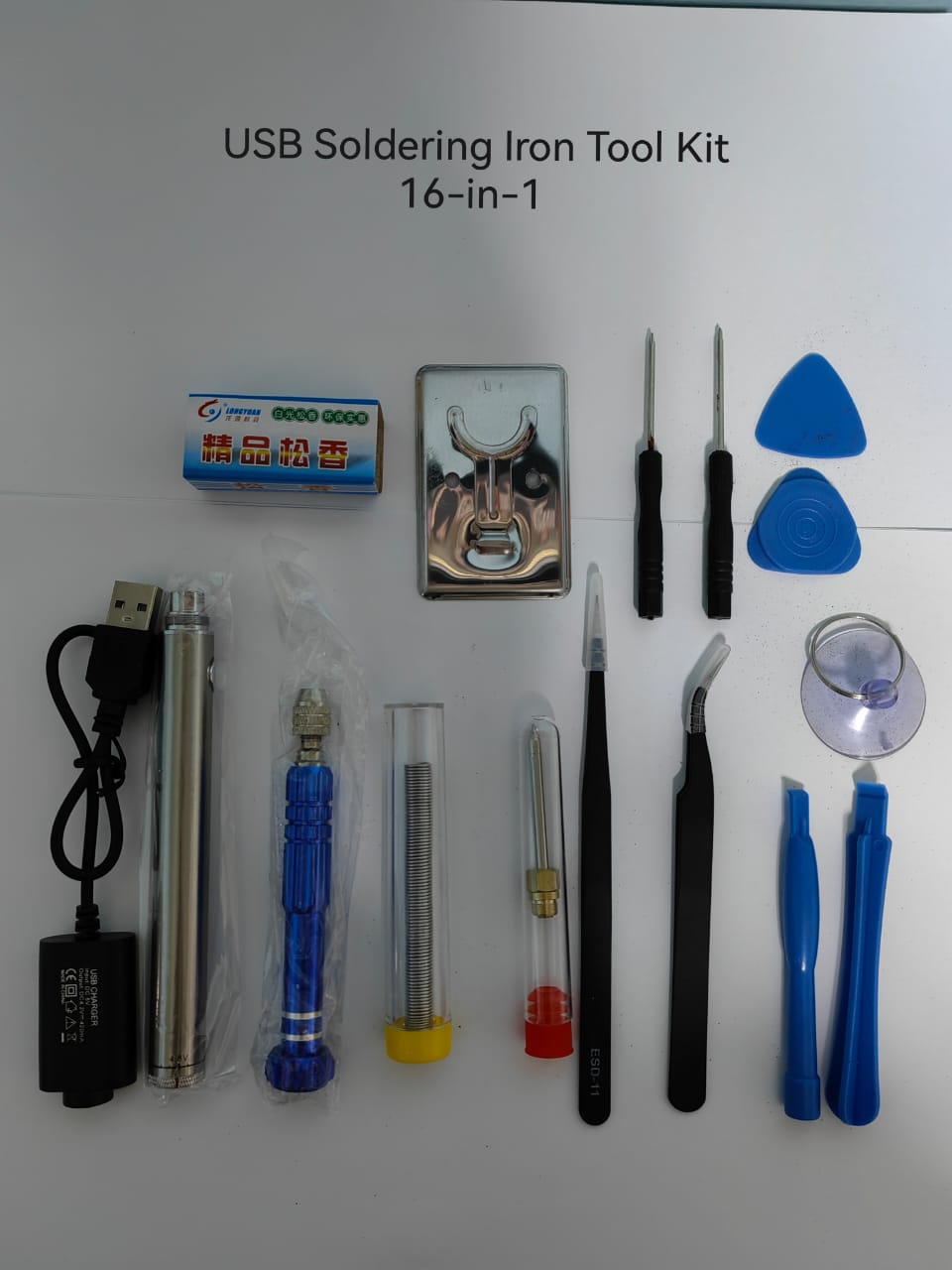 Soldering Tool Kit | Probe Test Leads | Multimeter | Battery Tester ...