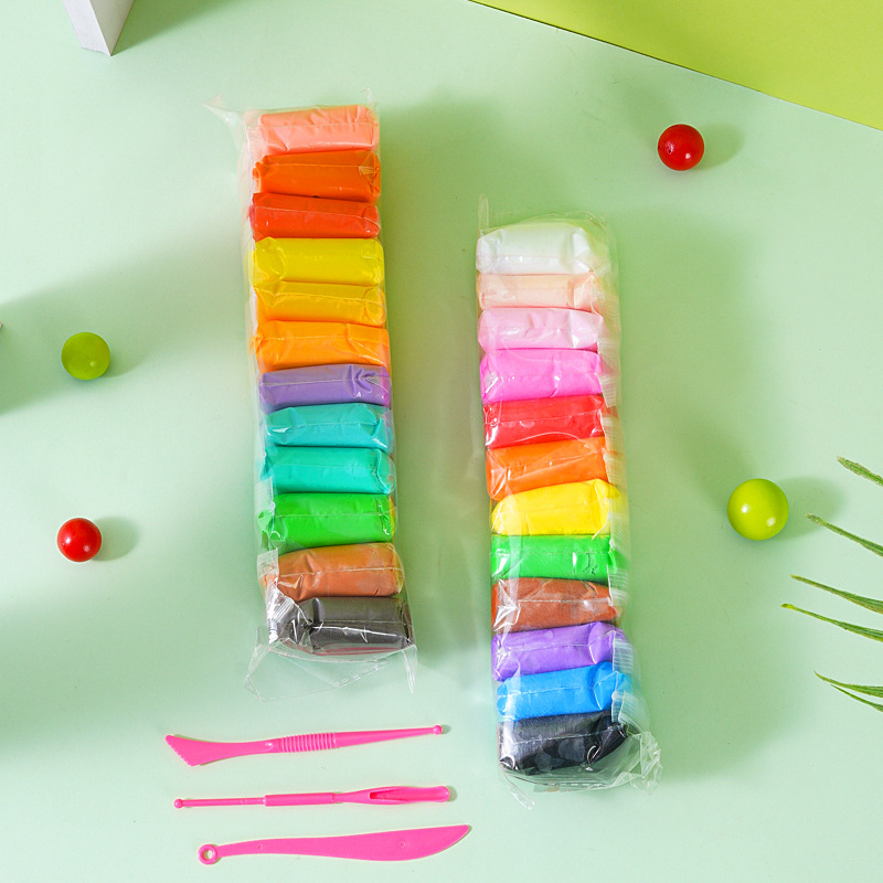 36Colours Super Light Clay Butter Slime/Polymer Light Clay/Non-Toxic ...