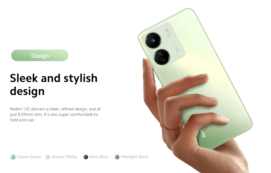 Redmi 13C 12GB* RAM (6+6GB Extended RAM) + 128GB ROM, 18W Fast Charge🎁 ...