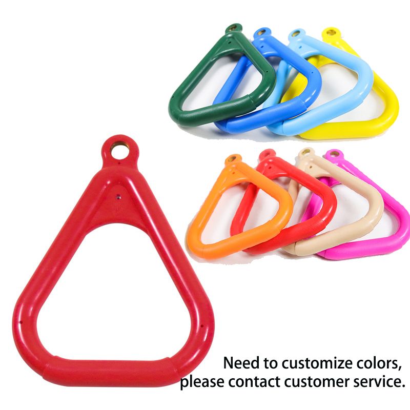 Kids Gym Rings Pull Up Ring Sports Swing Ring Ninja Obstacle Monkey ...