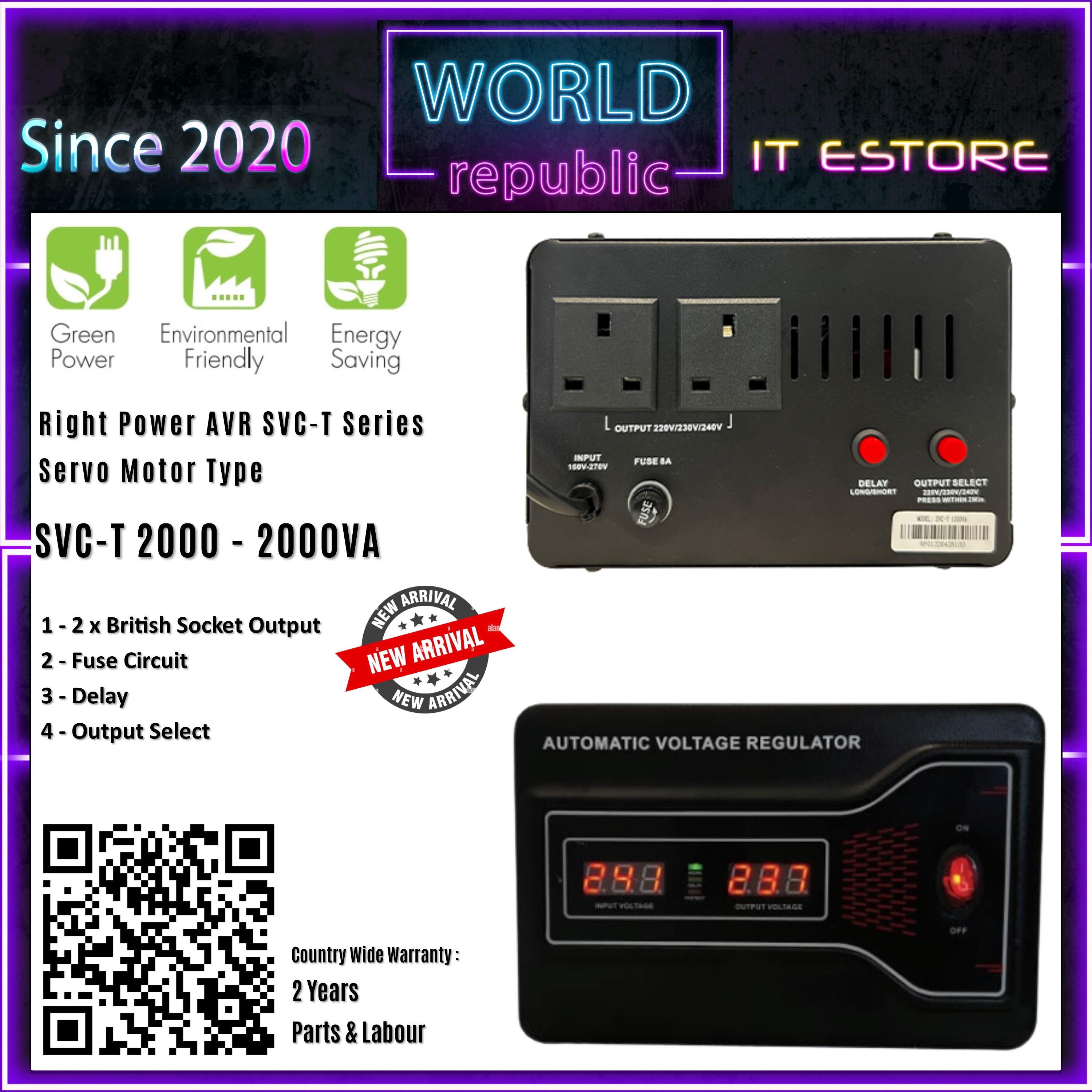 Right Power AVR - SVCT1000 SVC-T1000 SVCT2000 SVC-T2000 SVCT3000 SVCT ...