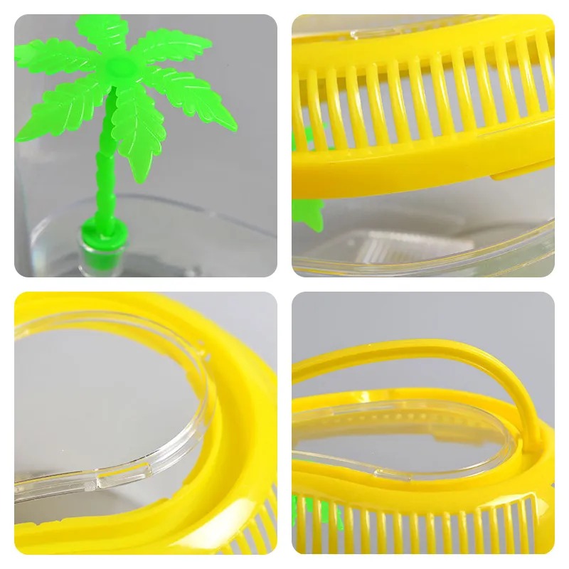 Turtle Tank Fish Tank Small Size Portable Plastic Aquarium - Bekas kura ...