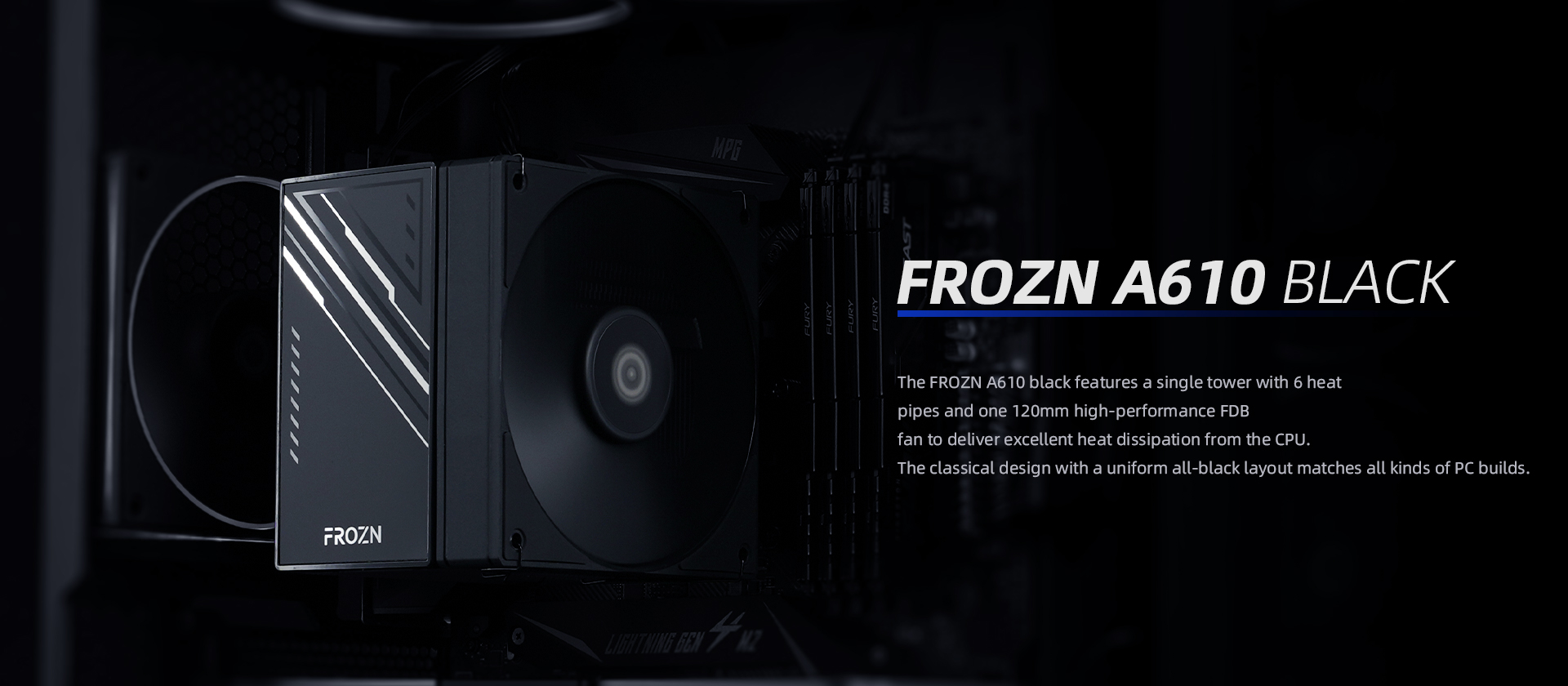 # ID-COOLING FROZN [ BLACK/ BLACK ARGB/ WHITE ARGB ] Series [ A410 ...