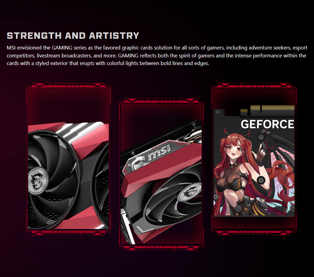 MSI RTX 4060 GAMING X 8G MLG 8GB GDDR6 Nvidia GeForce RTX4060 8G D6 ...