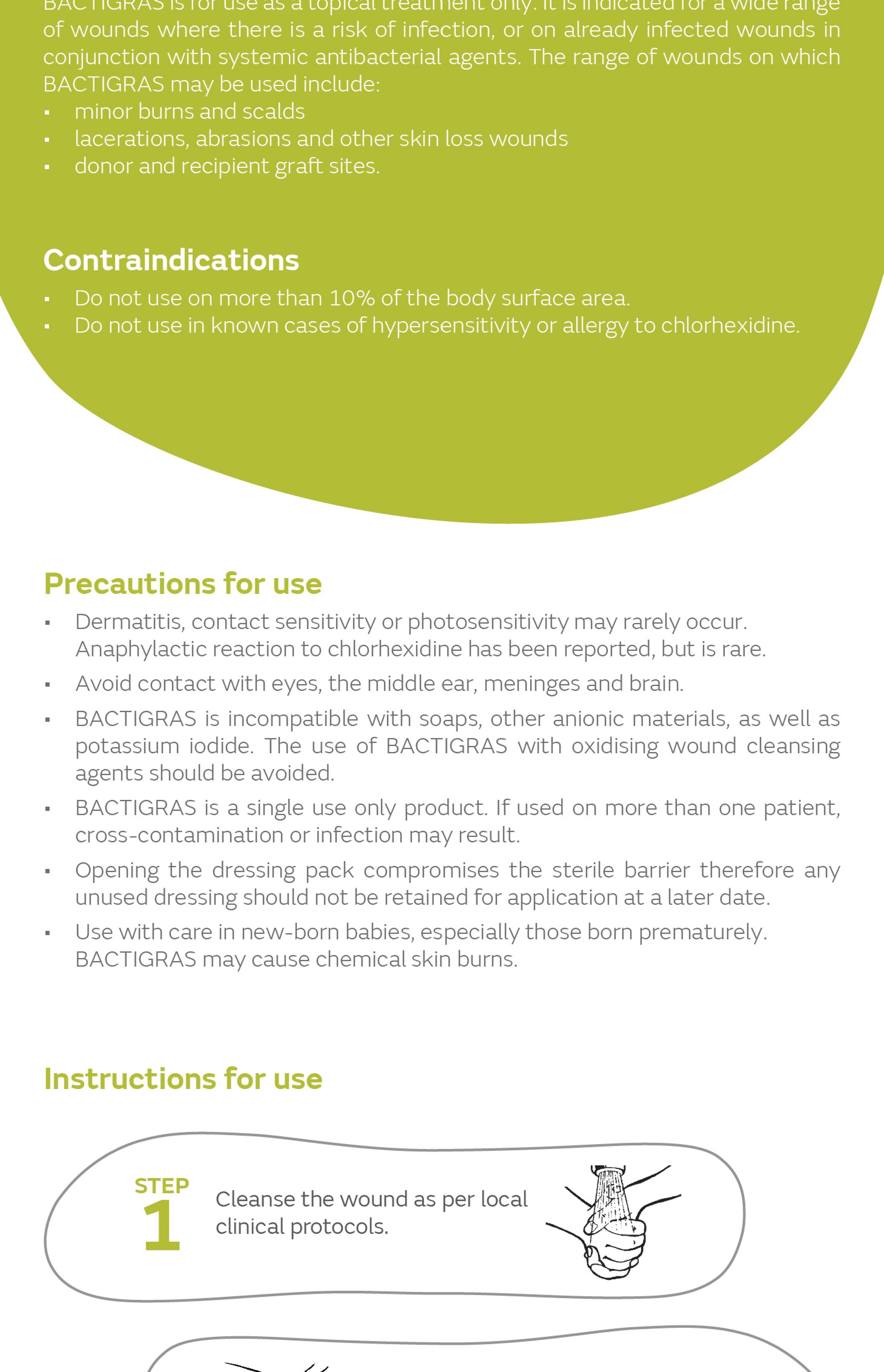 Smith+Nephew Bactigras Medicated Tulle Gras Dressing (5cm x 5cm x 5's ...