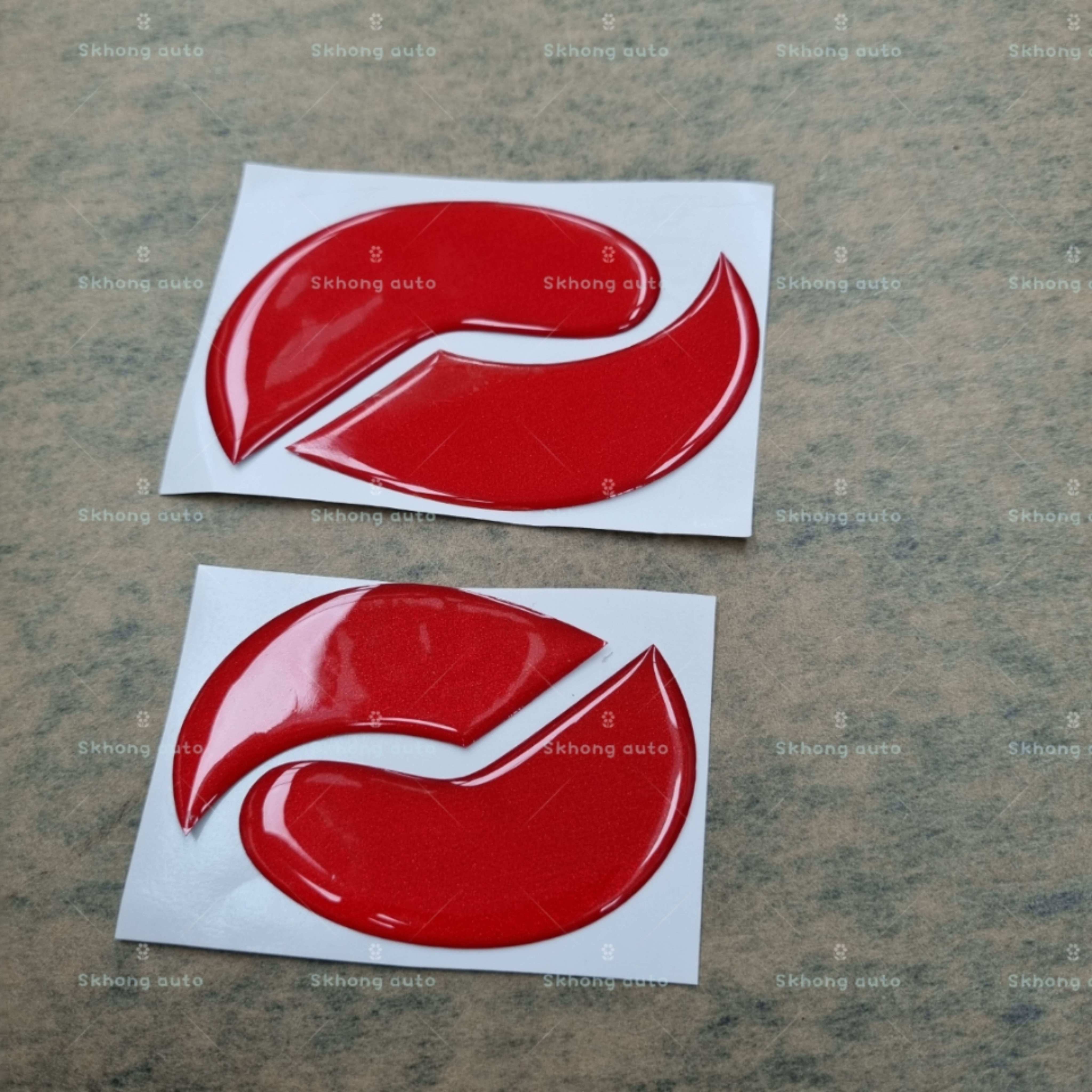 Perodua alza old 2014-2020 carbon fiber front logo emblem frame cover ...