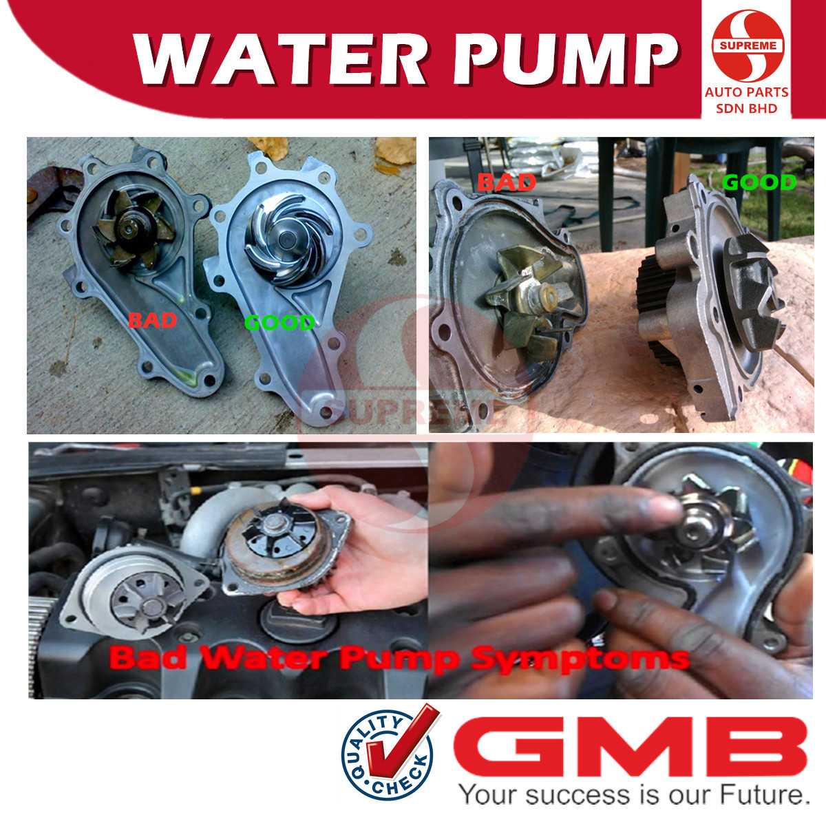 S2U Original GMB Water pump Toyota Camry ACV30 Estima ACR30 ACU10 ACU30 ANH10 GWT-119A | Shopee ...