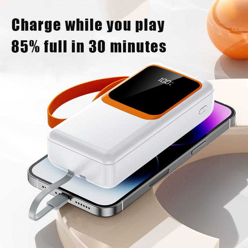 66w Power Bank 100000mAh Super Fast Charge Powerbank USB Type C PD ...