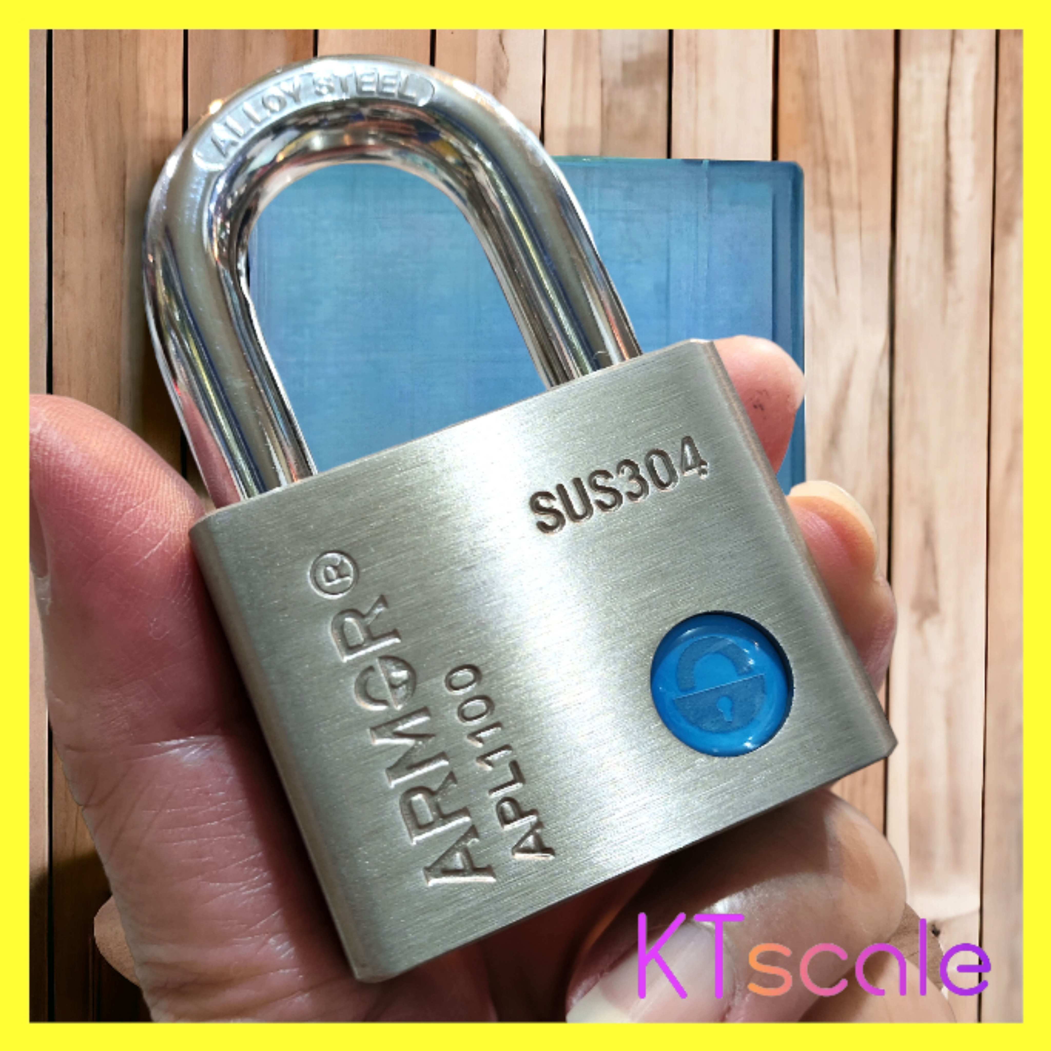 ARMOR STAINLESS STEEL ANTI CUT PADLOCK 50MM APL1100 | Shopee Malaysia