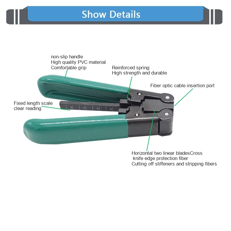 FTTH Fiber Optic Drop Cable Fiber Stripper | Shopee Malaysia