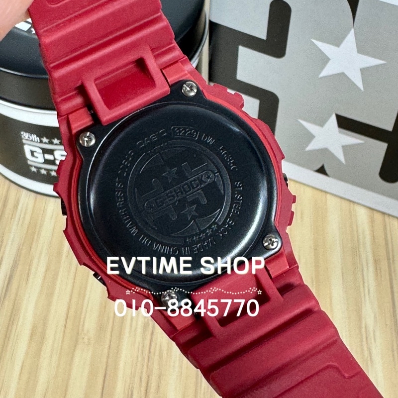 100% ORIGINAL CASIO G-SHOCK 35th Anniversary RED OUT SERIES DW-5635C ...