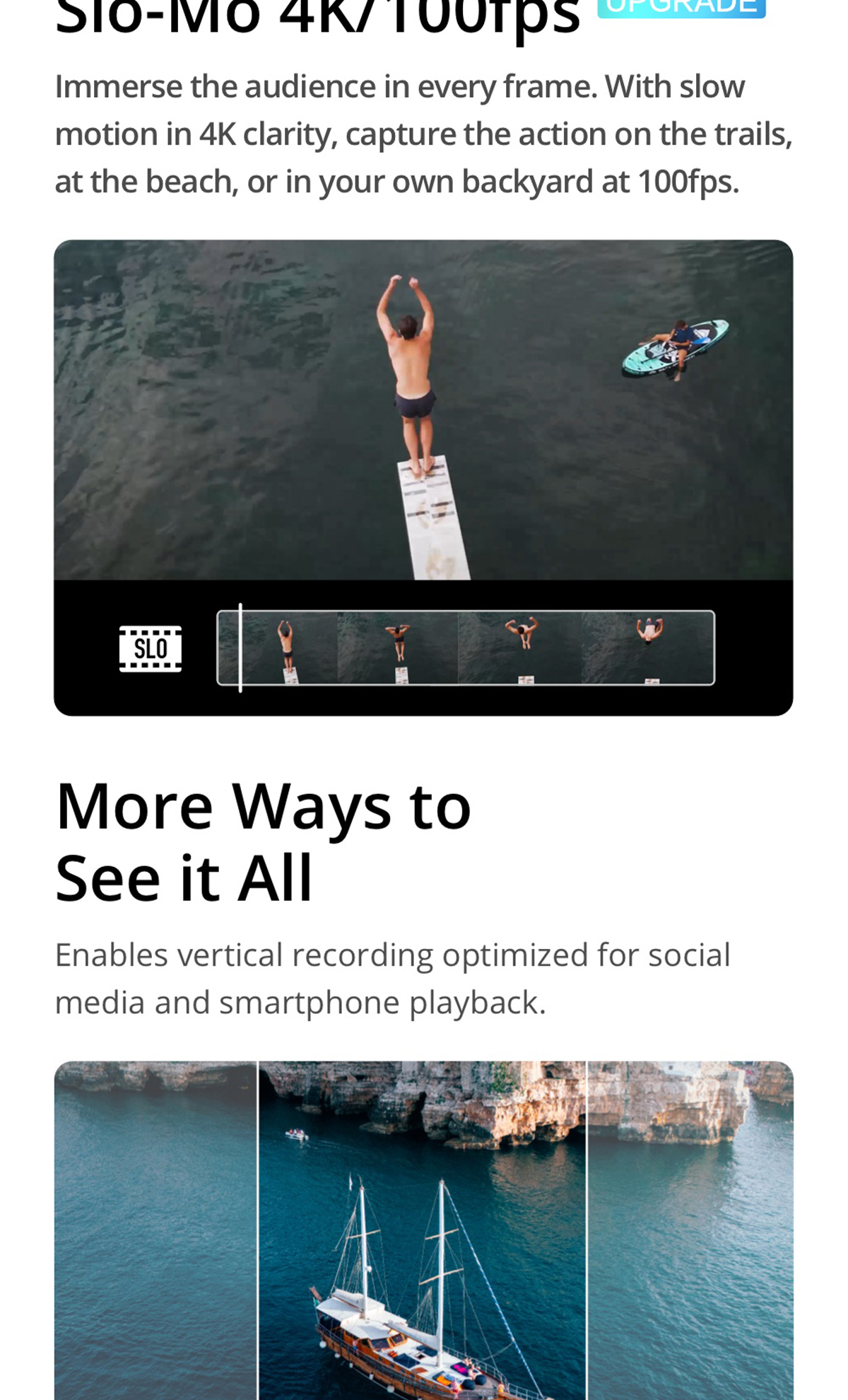 DJI Mini 4 Pro - Camera Drone | 4K/60fps HDR True Vertical Shooting ...