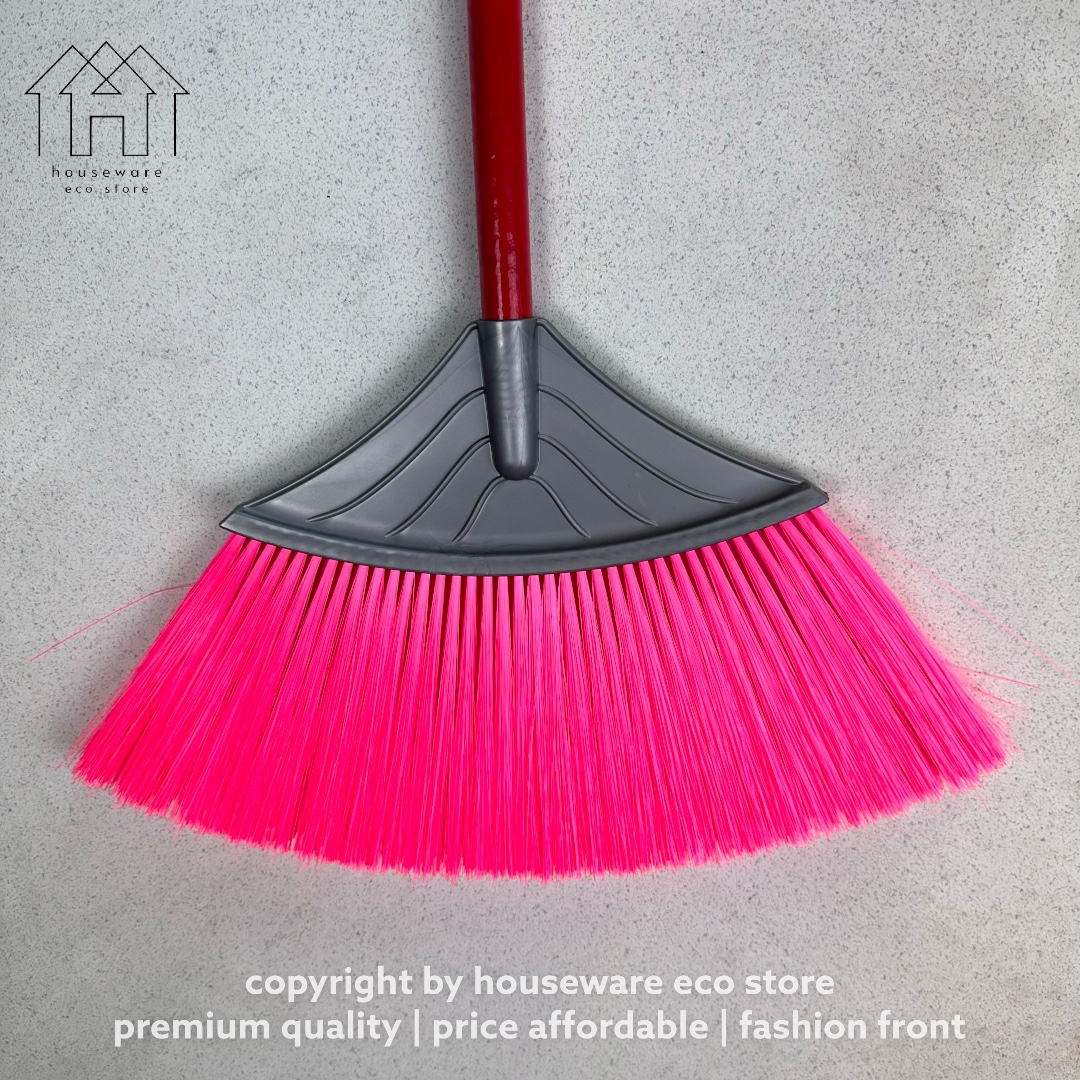 Nylon Large Soft Broom With Handle/ Plastic Soft Broom / Broom Sweeper ...