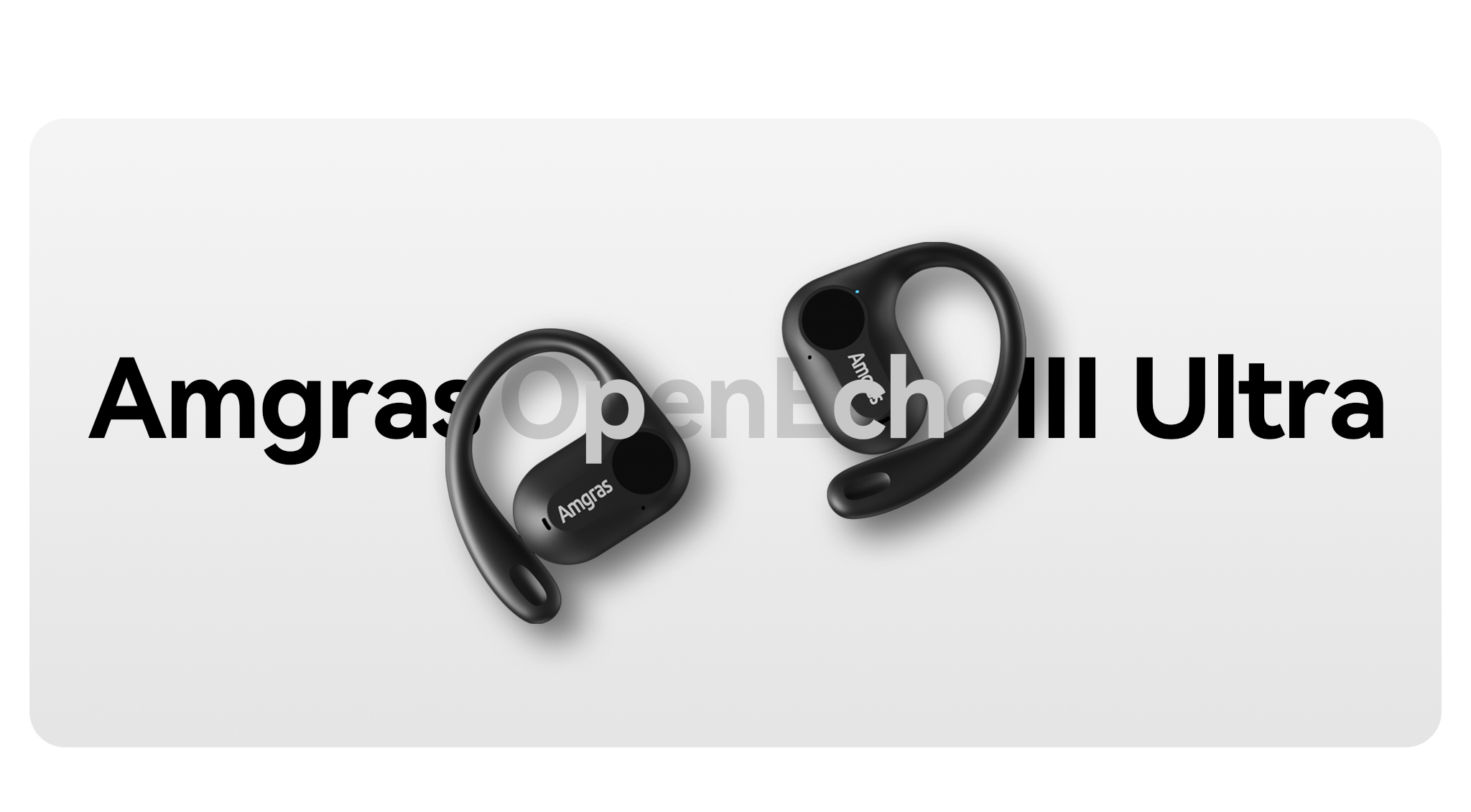 Amgras OpenEcho Ⅲ Ultra Air Conduction Earphone Bluetooth Low Latency Gaming/Music Mode Stereo ...