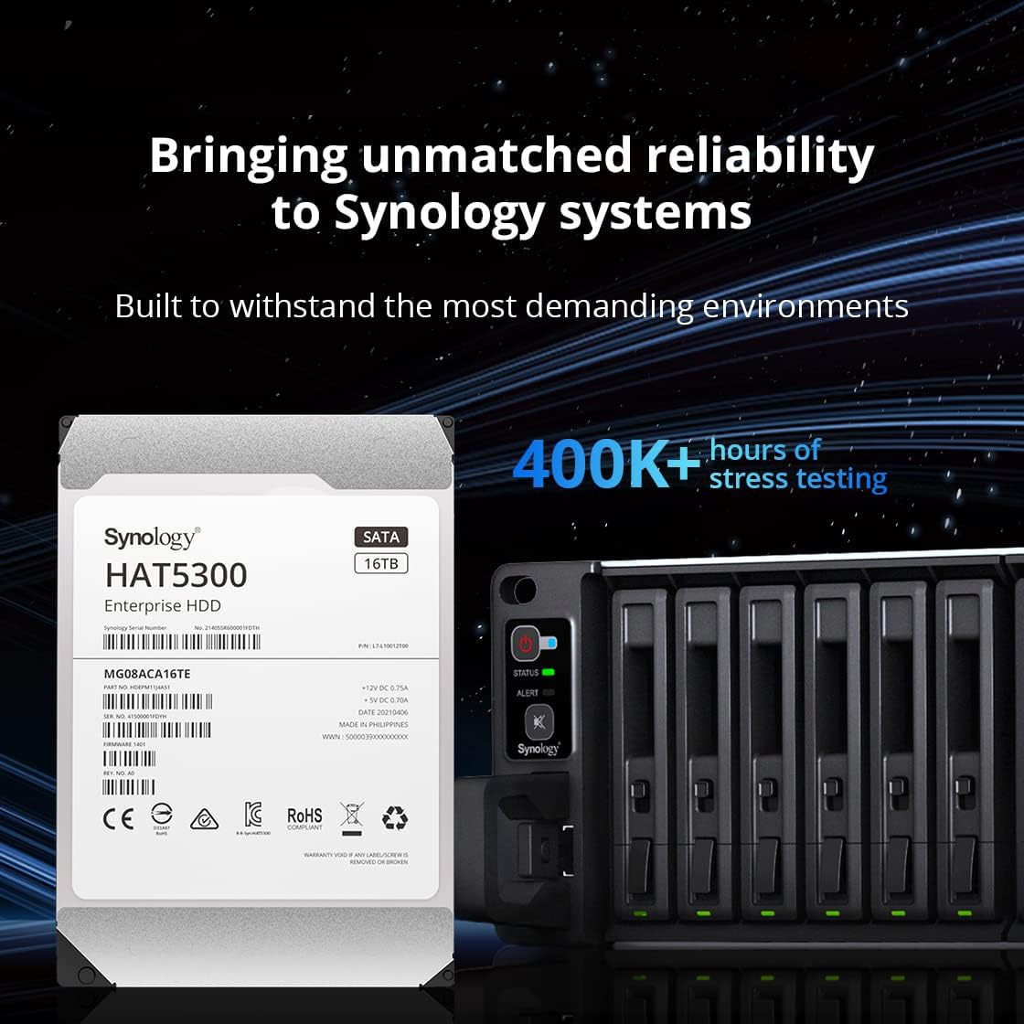 Synology HAT5300 & HAT5310 SATA III 3.5'' Enterprise Sata Internal Hard ...