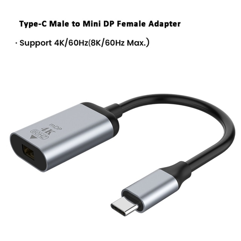 Thunderbolt MDP 4K Converter Adapter USB Type C to mDP Mini Display ...