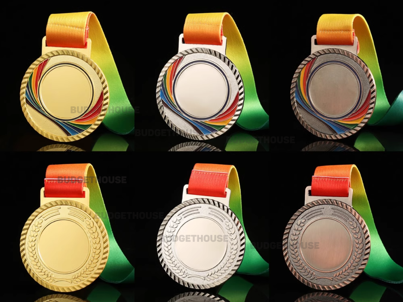 Metal Medal ,Premium Medal,Rainbow Medal (Free Design,Both Side Sticker ...