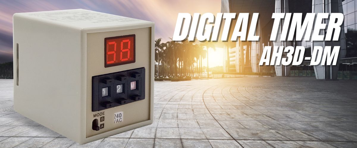 Digital Timer AH3D-DM Stable Performance AH3-DM Dual Mode Timer Digital Timer Relay Control ...