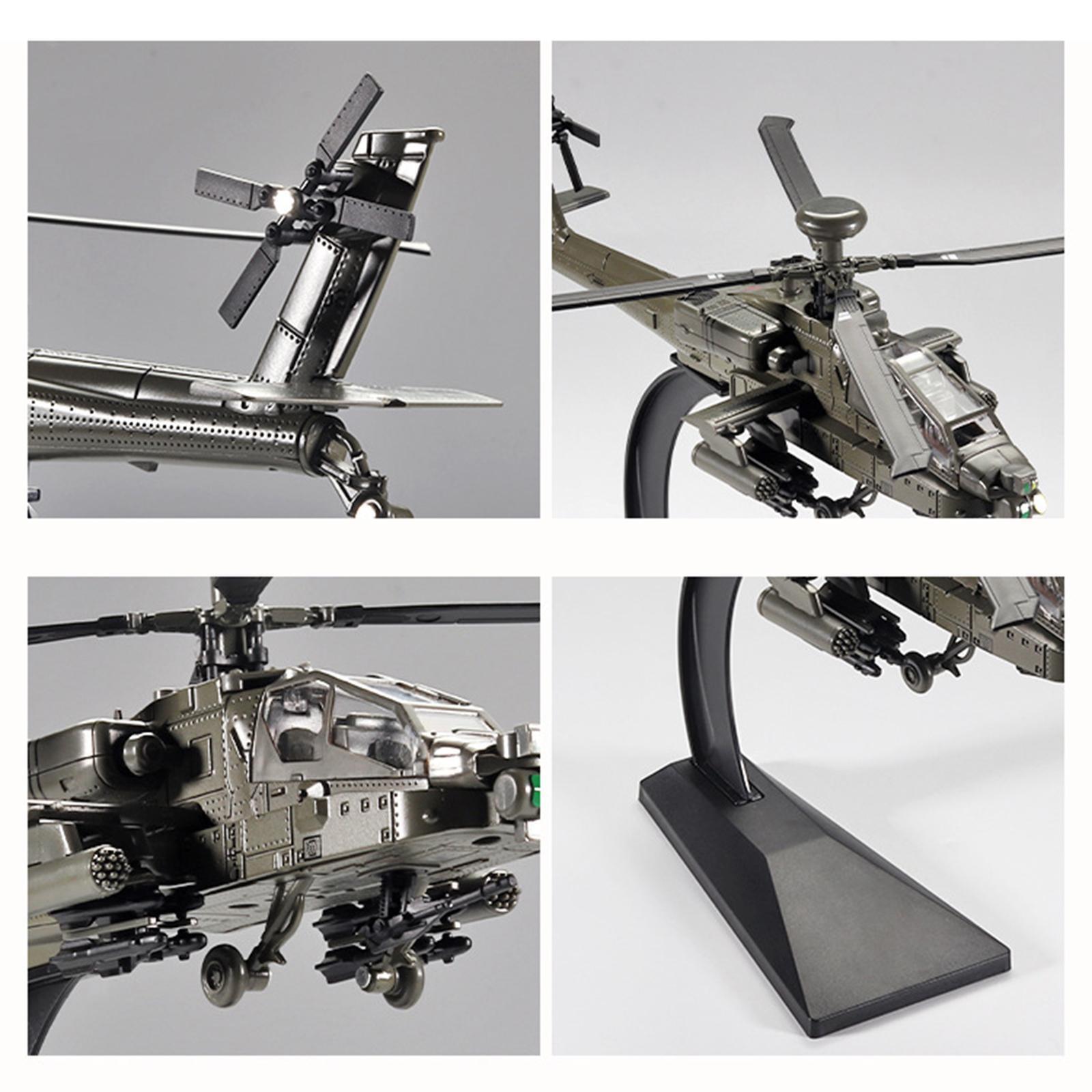 1:64 Black Hawk UH-60/Apache AH-64 Military Army Fighter Aircraft ...