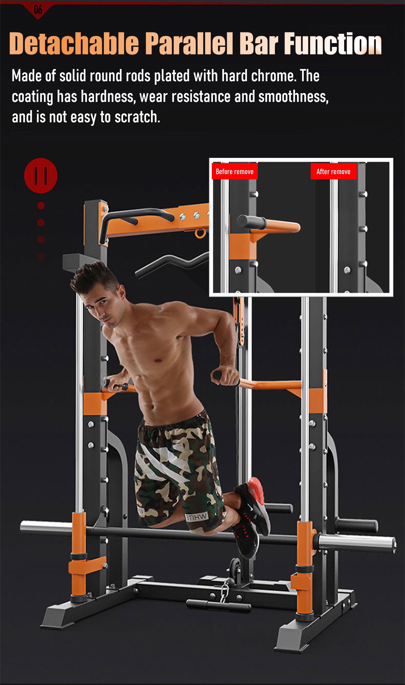 ADSports K8 Smith Machine Gym Trainer Power Cage Max Load 700KG ...