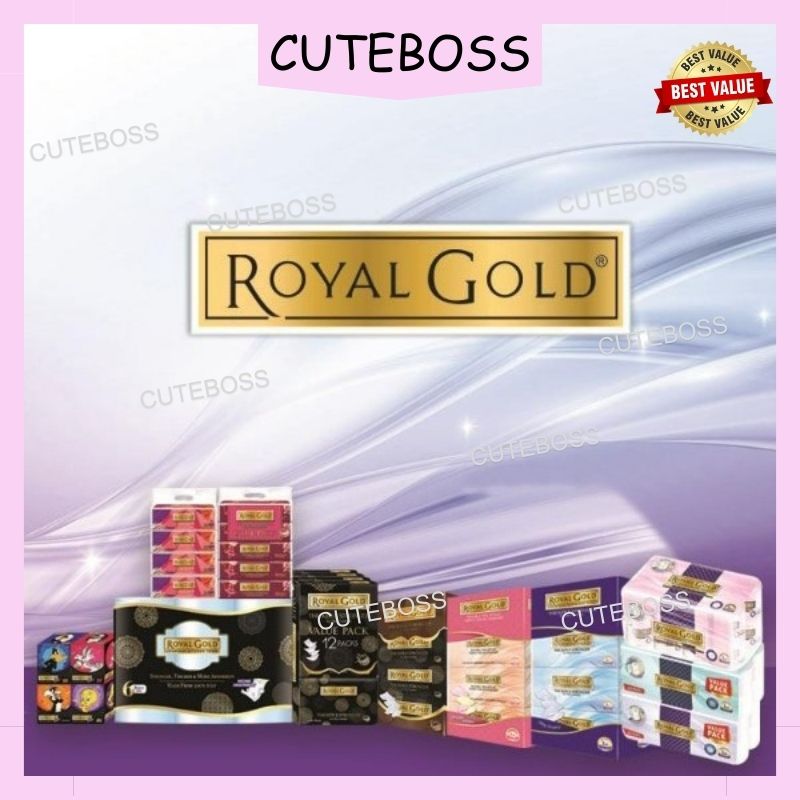 [Ready Stock] Royal Gold Tissue Hanky Packs - 3PLY Pocket Tissue Royal ...