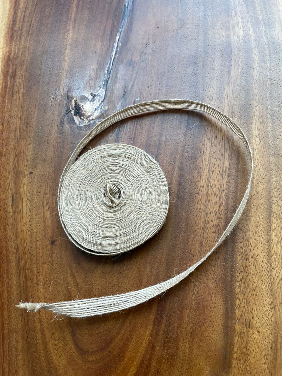 READY STOCK EzWrap.my Cloth Ribbon Linen Original Colour 10M Guni Goni ...