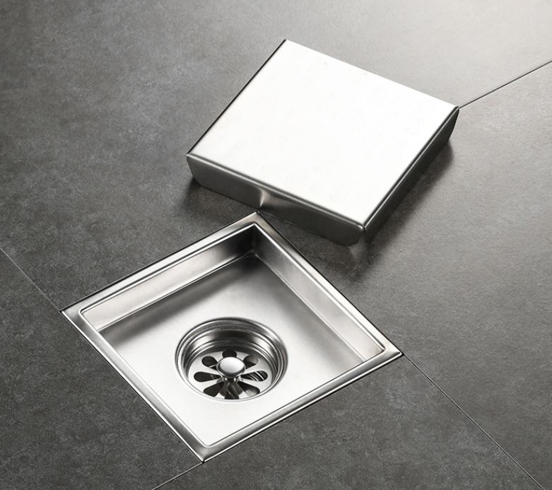 Stainless Steel Floor Trap Floor Grating with Cover Hidden Floor Trap ...