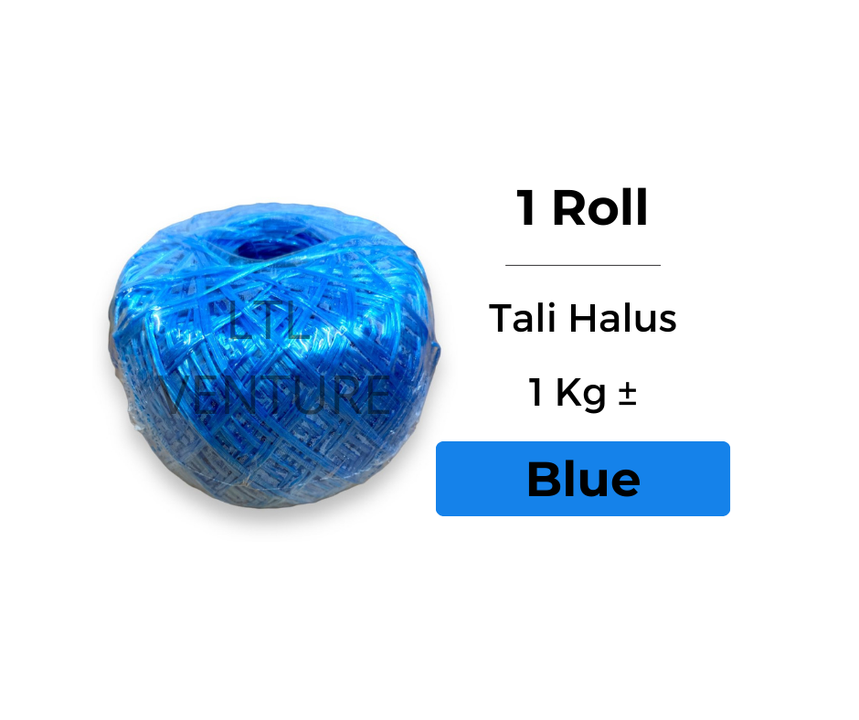 Tali Halus/Rafia String (1KG±) Food Packing/Plastic Rope/Tali Plastik ...