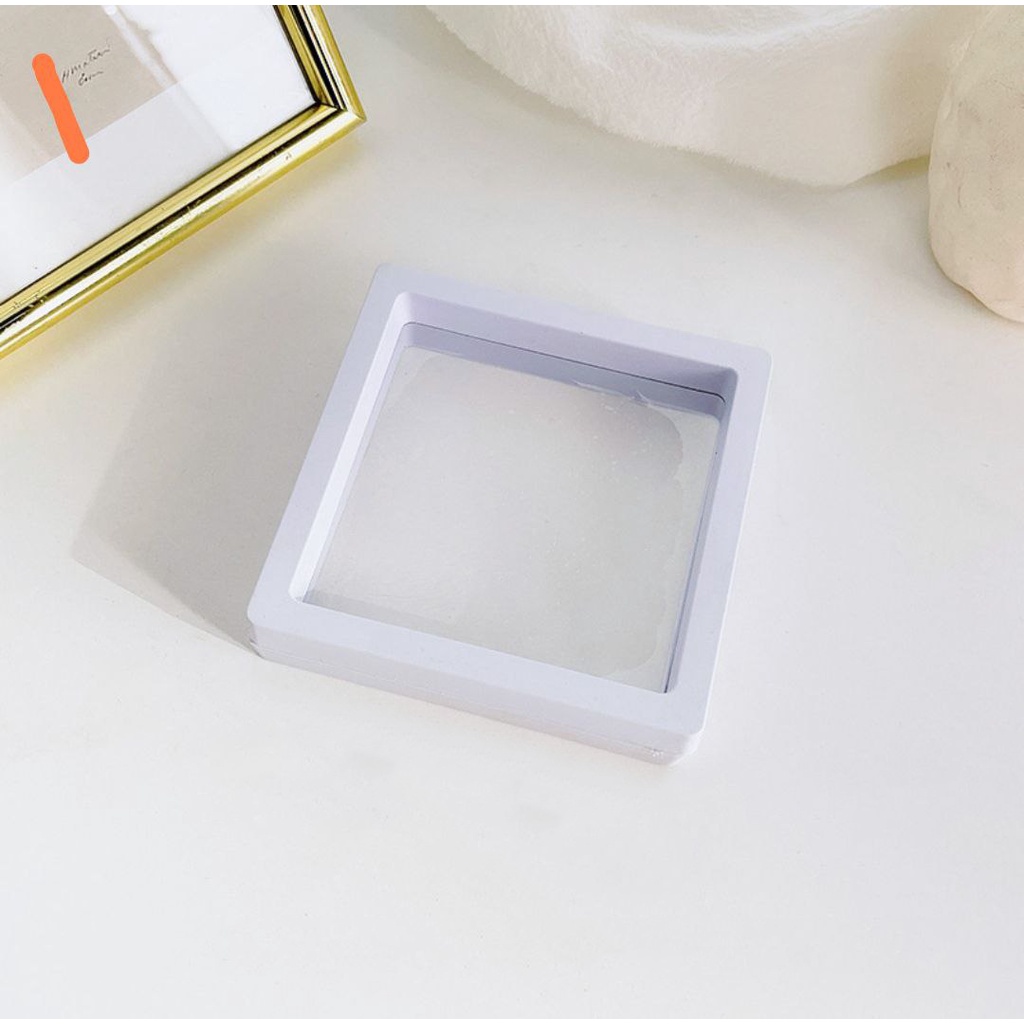 18x18cm Display Box Accesories Black White Kotak Stand Storage Ring ...