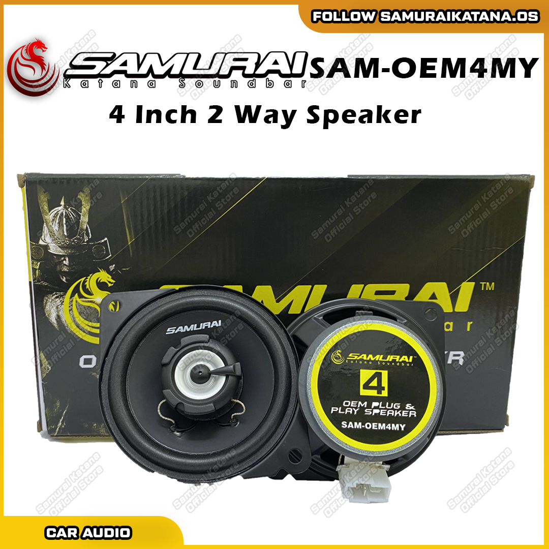 🔊 Proton Exora Speaker Plug & Play Speaker SAMURAI KATANA SOUNDBAR OEM Car Audio PNP Speaker ...
