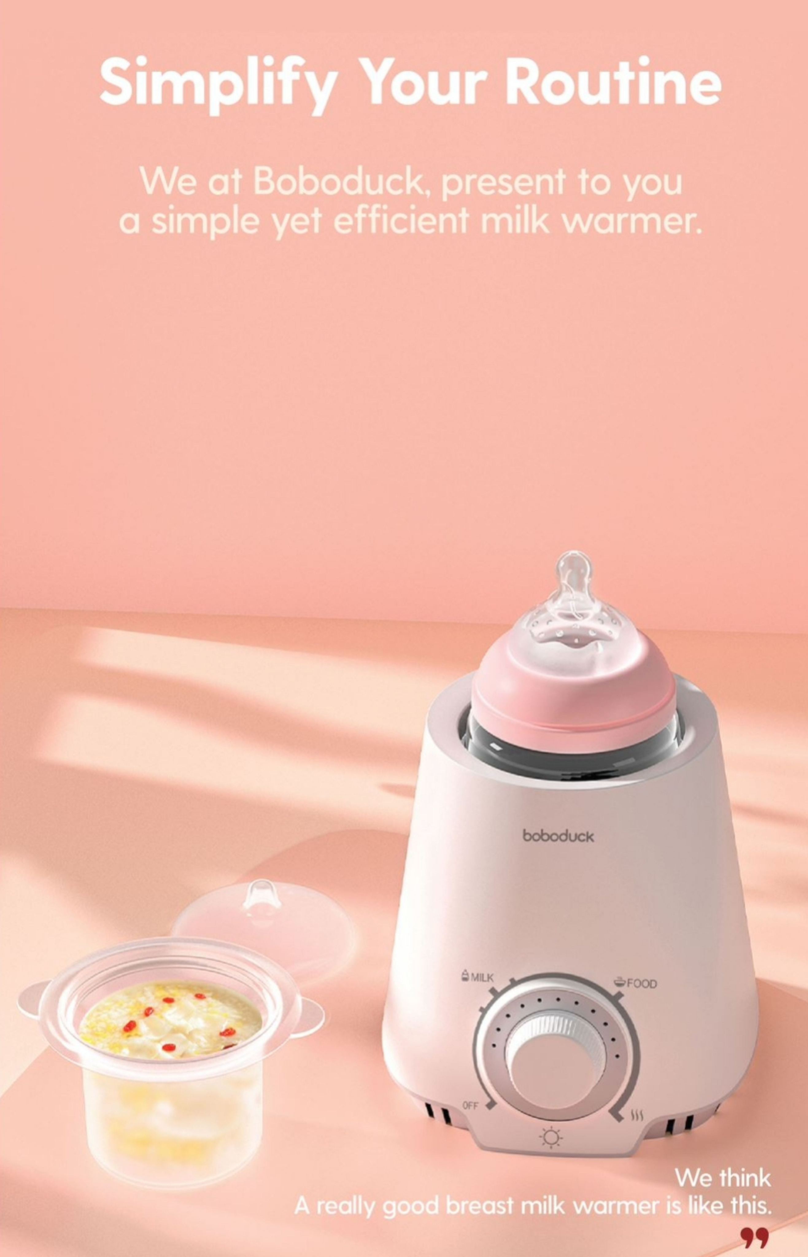 Boboduck Multifunction Single Milk Bottle Warmer F6232 | Shopee Malaysia