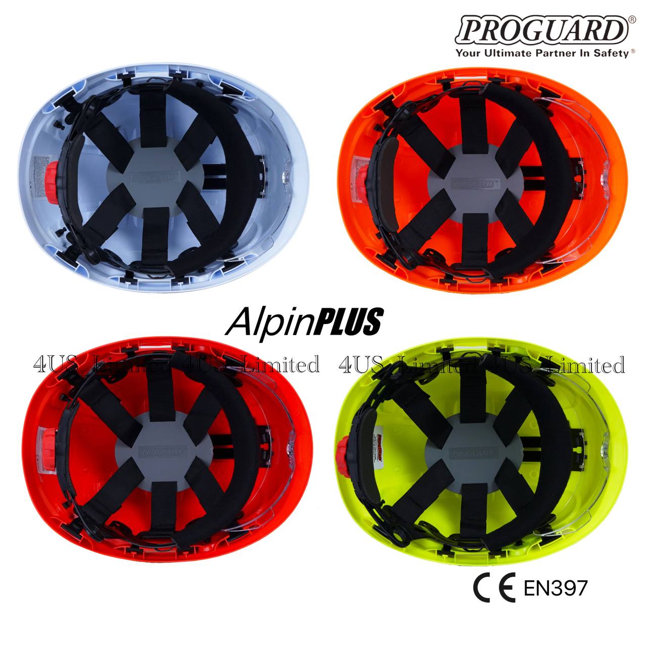 PROGUARD AlpinPLUS Lightweight Safety Helmet Fitted With Safety ...