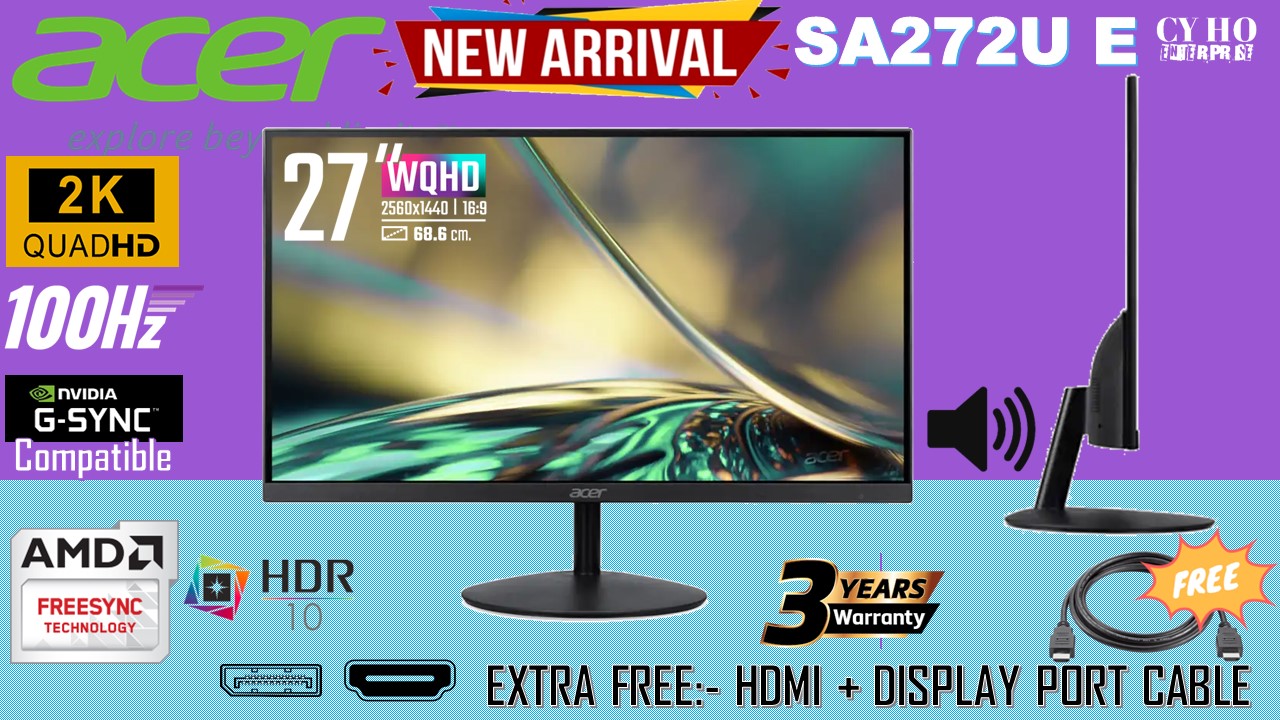 Acer Predator XB273U V3 - 27"WQHD IPS-180hz/ Nitro XV270 M3 27"FHD IPS ...