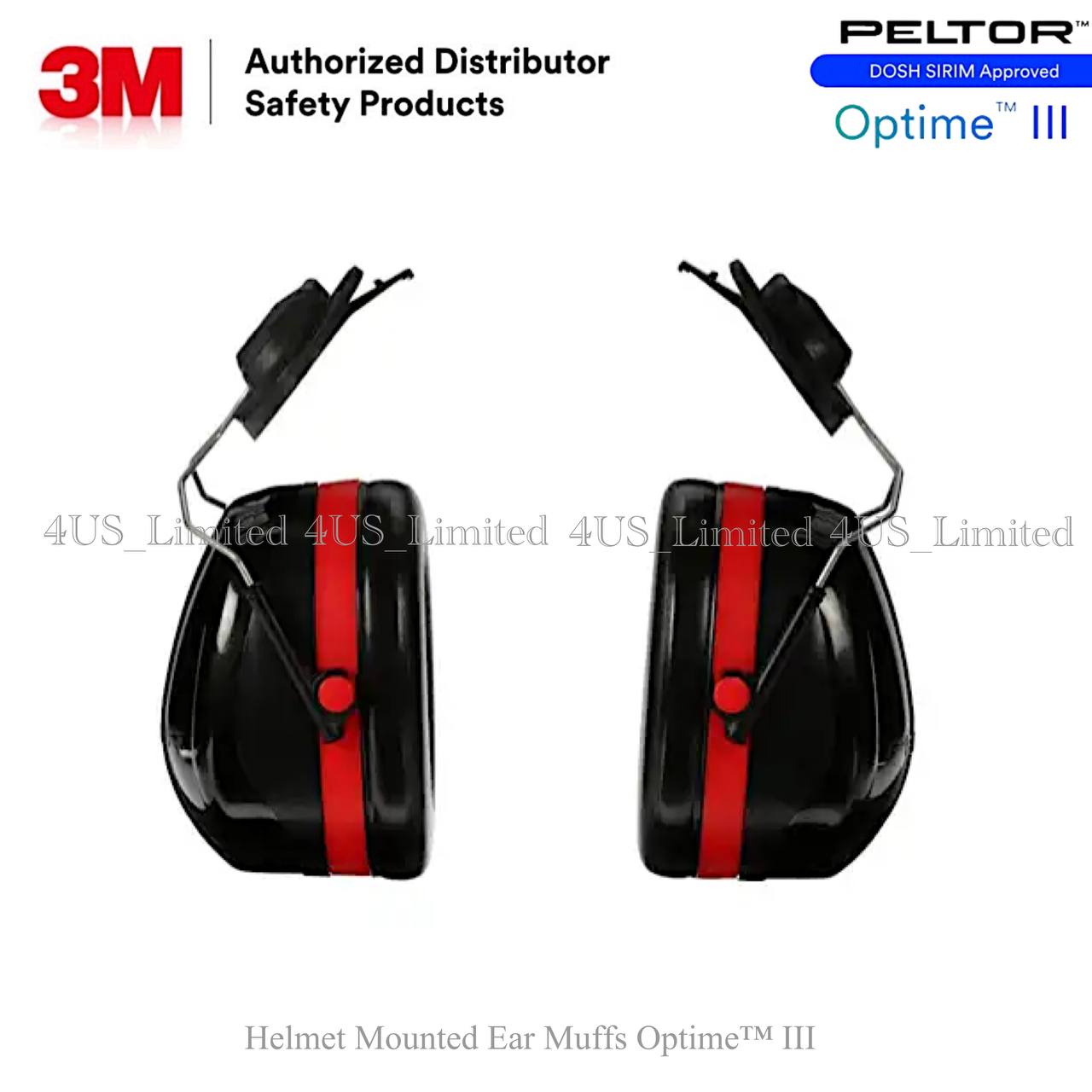 3M H540P3E PELTOR Optime III Safety Earmuffs SNR 35db | SIRIM DOSH ...