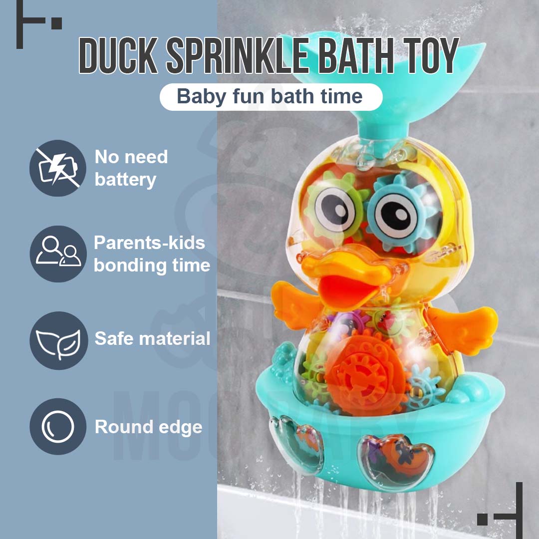 Moo Baby Toy Baby Bath Toy Sprinkle Duck Baby Bath Toys for Kids Mainan ...