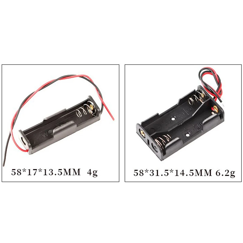 3V AA Battery Case Box 1 2 3 4 Slots AA LR6 HR6 Battery Holder Storage ...