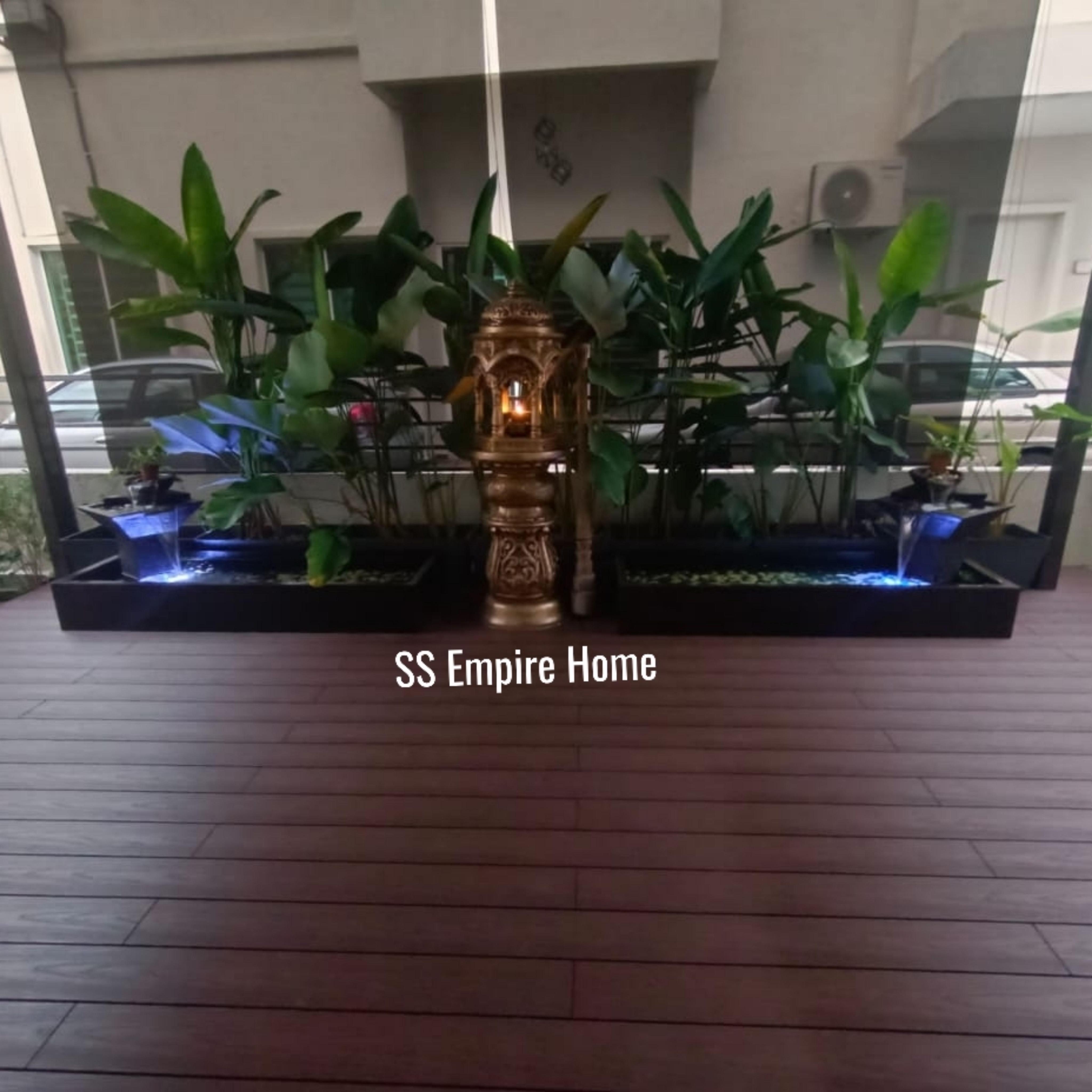 S60 Yellow 6x2 Feng Shui Water Pond Fountain Kolam Air Sandstone Garden ...