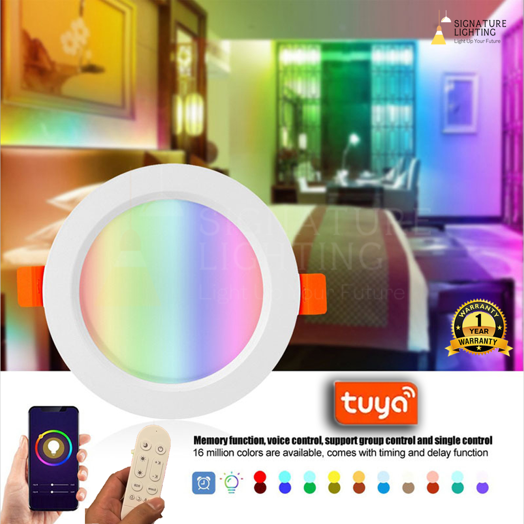 Led Smart Downlight 12w 18w Tuya App Bluetooth Wifi Remote Control ...