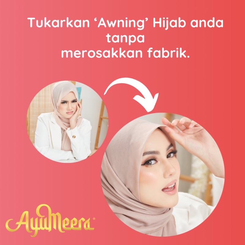 AYUMEERA HIJAB AWNING SHAPER （5s） | Shopee Malaysia