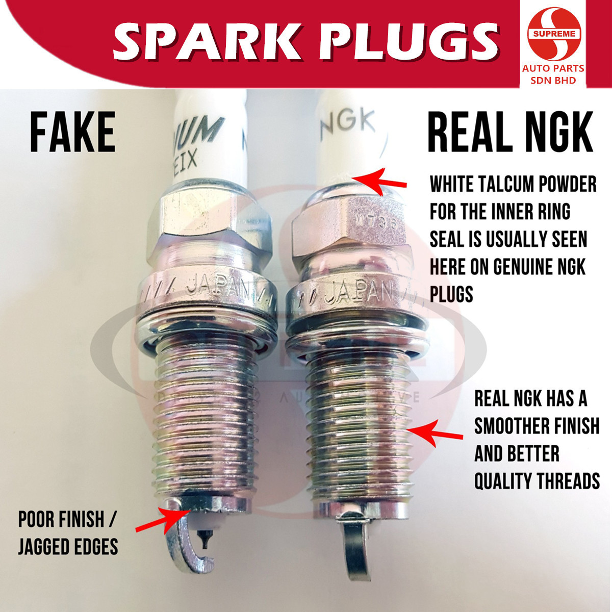 S2U Spark Plug NGK Perodua Bezza 1.3 Aruz Myvi D20N Toyota Vios NCP150 ...