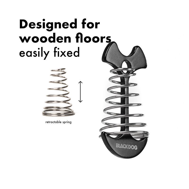 Blackdog FishBone Spring Tent Peg Nail Big Camping Alloy Fish Bone ...