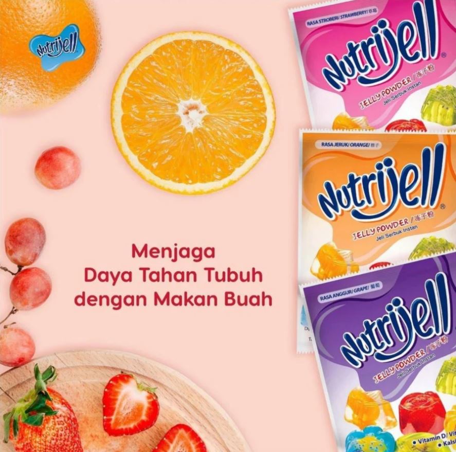 NUTRIJELL Jelly Powder Mix Nutrijell Agar Agar Nutrijell Mix Nutrijelly ...