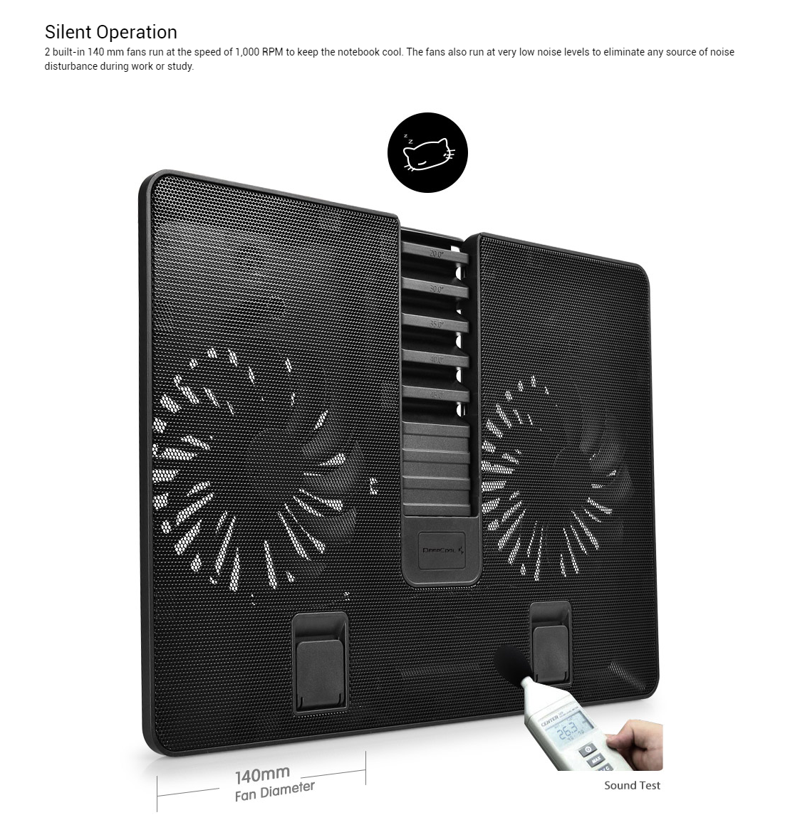 DeepCool U Pal Laptop Cooler # DP-N214A5-UPAL | Shopee Malaysia
