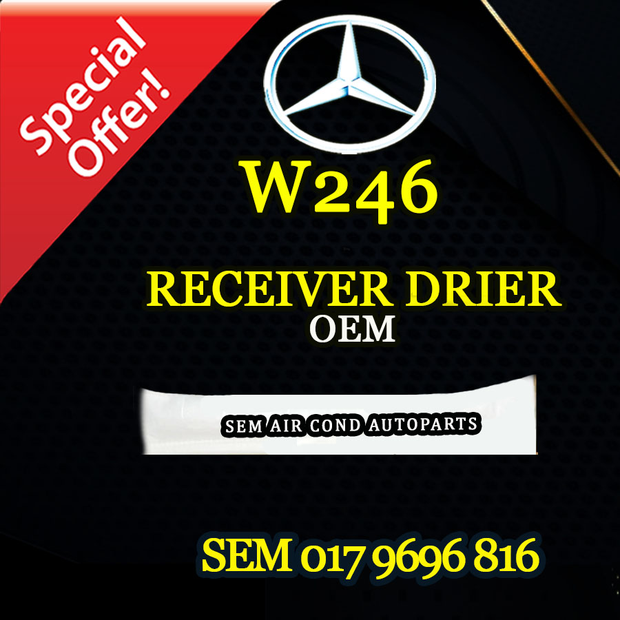 MERCEDES-BENZ W246 OEM LONG RECEIVER DRIER/ FILTER DRYER/ CONDENSER ...