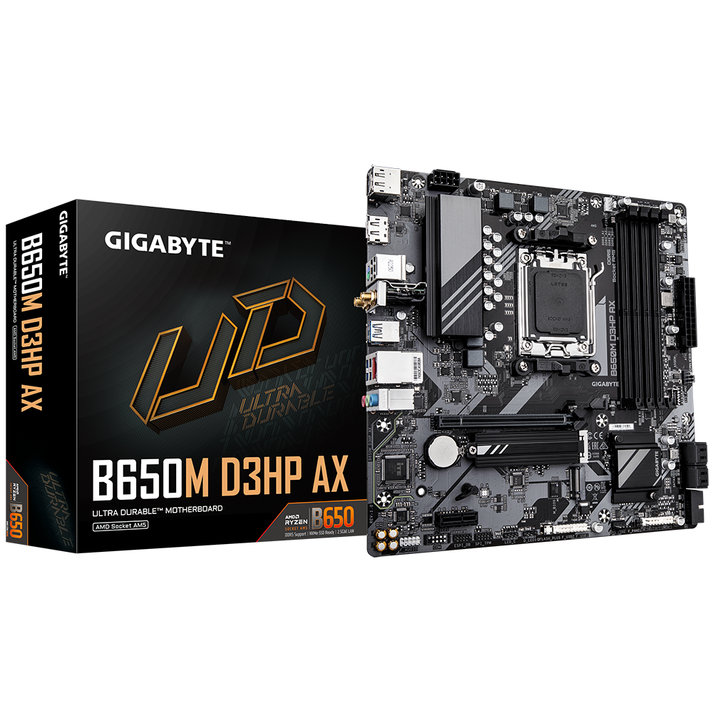 GIGABYTE B650M D3HP AX DDR5 / D5 AM5 GAMING MOTHERBOARD COMBO RYZEN 5 ...